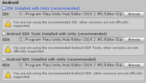 More tricks to get Unity Remote for Android working on Windows ...