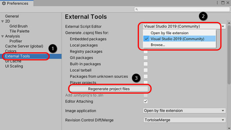 Fixing Visual Studio’s IntelliSense (auto-complete) in Unity — Terresquall Blog