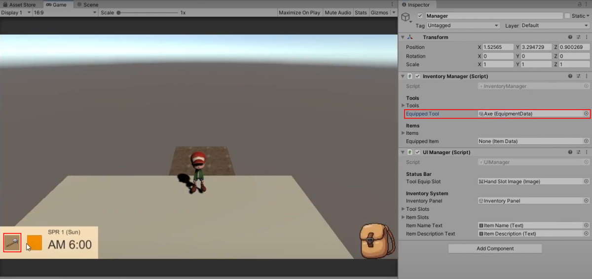 Creating a Farming RPG (like Harvest Moon) in Unity — Part 5: Equipping ...