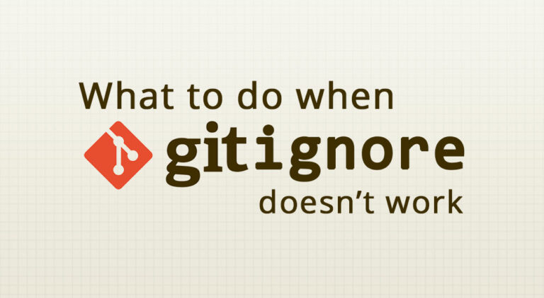 How To Fix gitignore Not Working On Your Repository Terresquall Blog