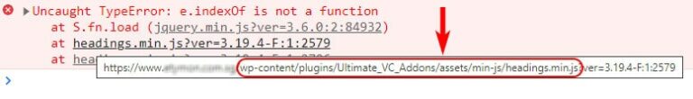 Fixing the “e.indexOf is not a function” error on your website ...