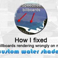 How I fixed billboards rendering behind my transparent water shader in ...