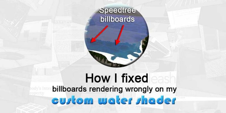 How I fixed billboards rendering behind my transparent water shader in ...